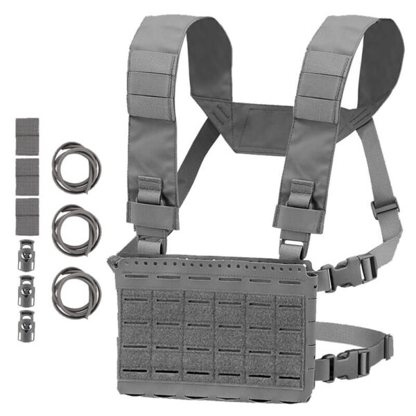 Laser Cut Molle Chest Rig Camouflage