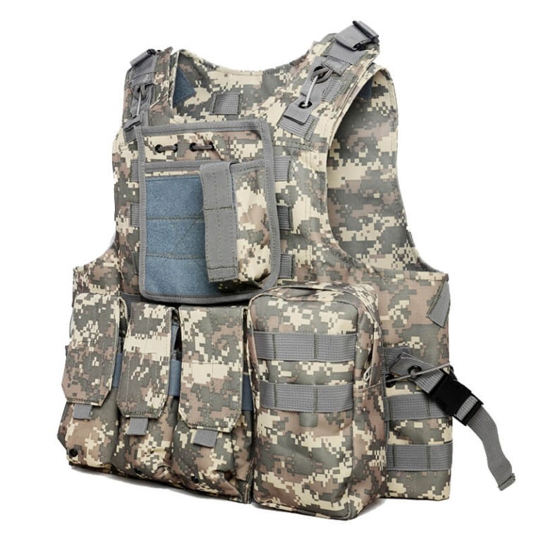 ACU Color Tactical Molle Vest Amphibious