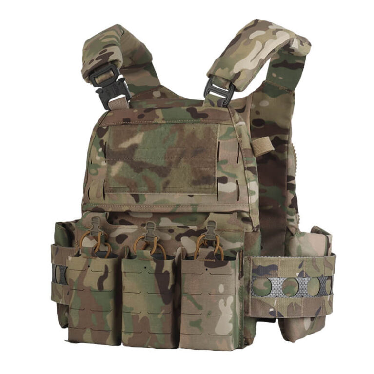 Armor Plate Carrier With Waist Protection Plates