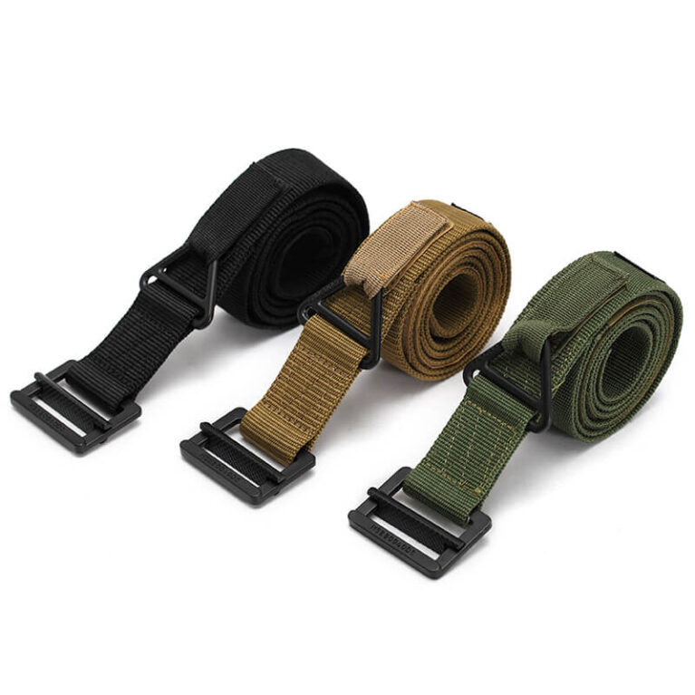 Velcro Tactical Belt With Buckle Strap Adjustable