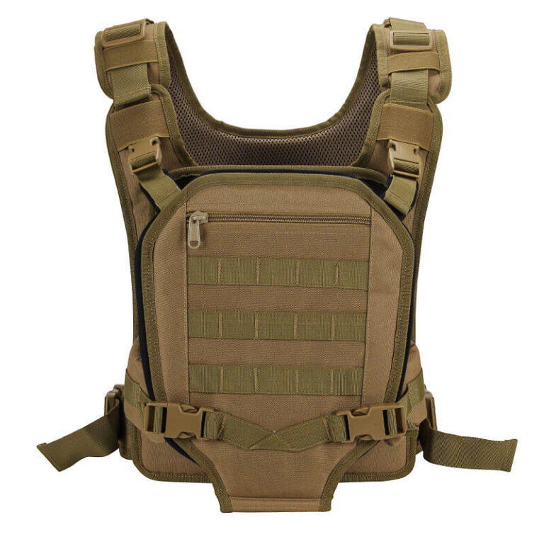 Best Armor Vest With Molle Webbing Tan