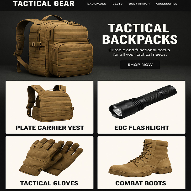 How To Start A Tactical Gear Store Online