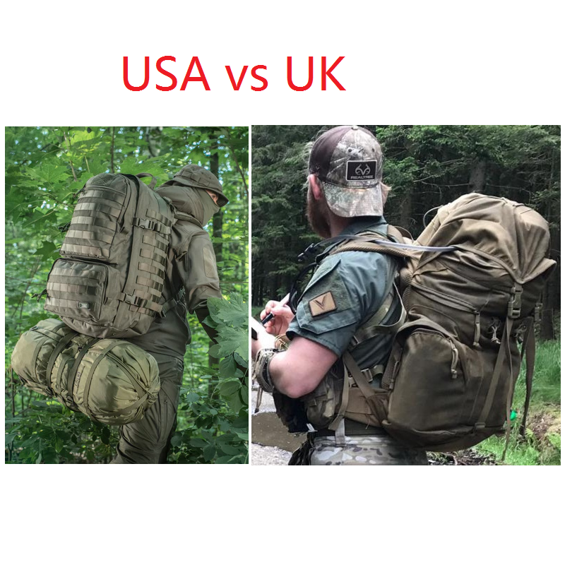Military Backpacks: The Comparison Of British & American