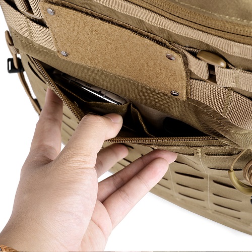 Best Laser Cut Molle Backpack For Tactical With Side Cup Silo